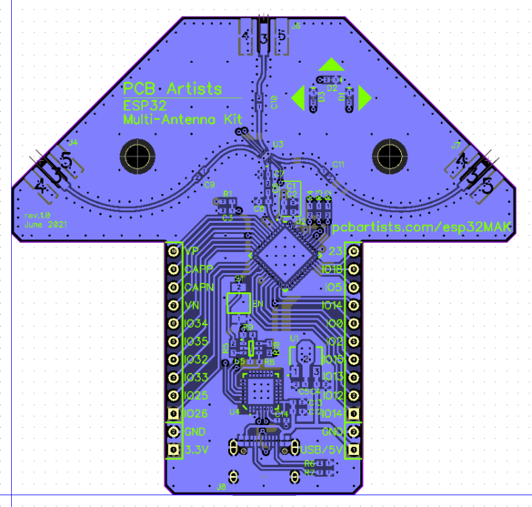 ESP32 Multiple Antenna Design - PCB Artists